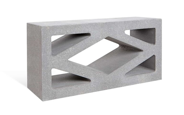 Breeze Block Diamond Honed in Steel | BuildMart Australia